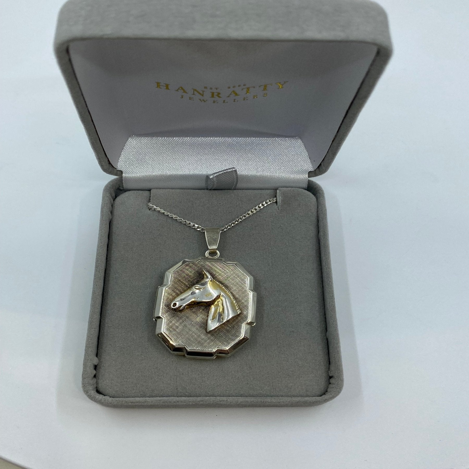 Horse Head Locket Pendant - Sterling Silver – Hanratty Jewellers