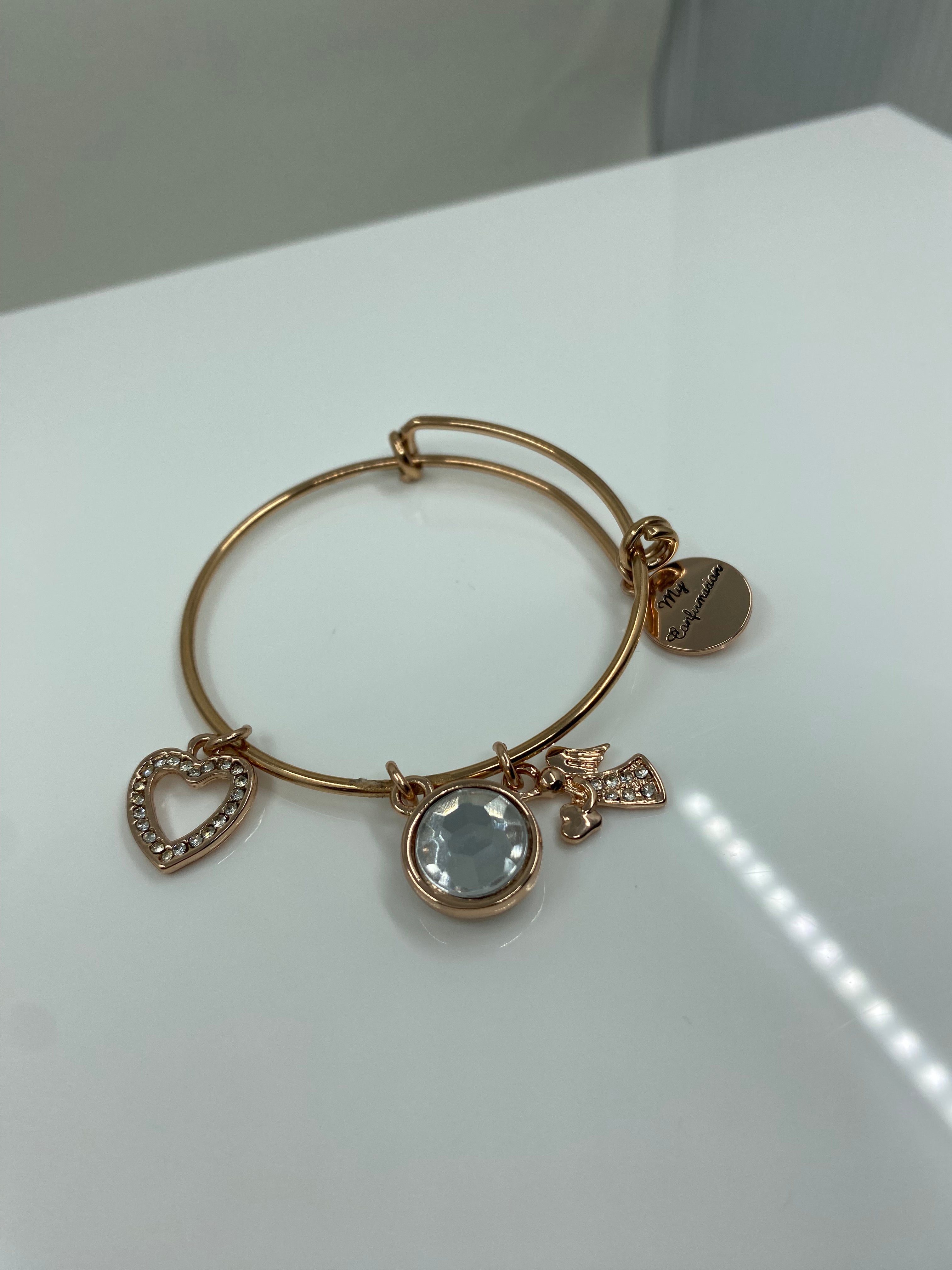 Confirmation Bangle - Rose Gold – Hanratty Jewellers