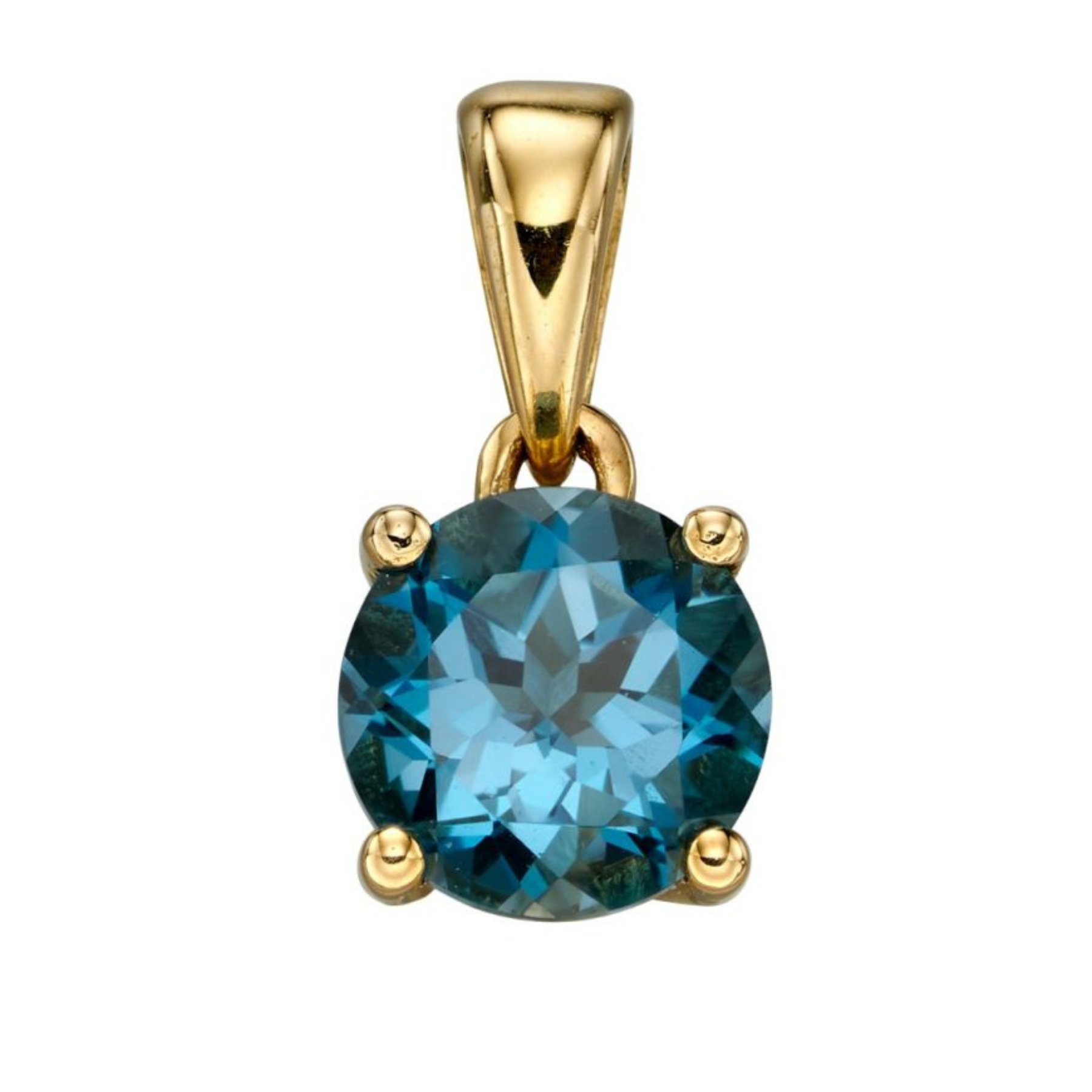 December Birthstone Pendant - 9ct Gold – Hanratty Jewellers